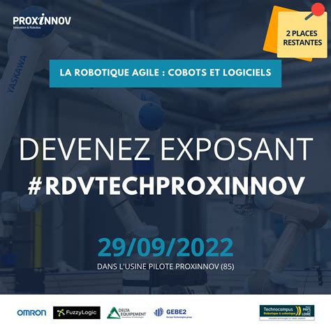 PROXINNOV On Twitter Devenez Exposant Lors De Notre Prochain RDVTech