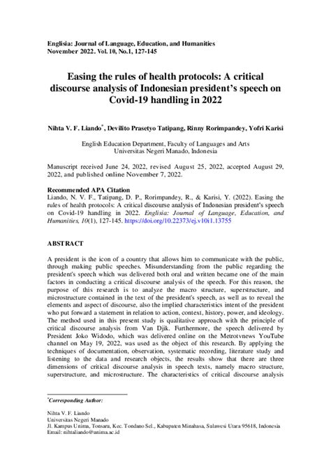 pdf easing the rules of health protocols a critical discourse