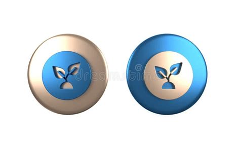 Colorful Plant Based Icon Isolated On White Background Circle Button
