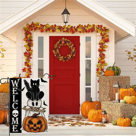 Bandera Gato Negro Halloween Black Cat Halloween Flag Halloween Decor