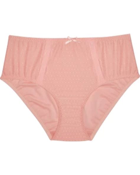 Glänzender Slip Janina Curved Elastischer Bund Apricot Von Kik Für 3