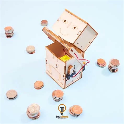 티처스 동전먹는 자동 저금통 로봇 J 19 Youtube