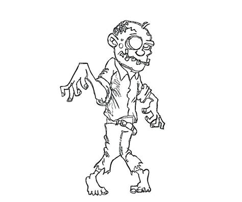 Minecraft Mutant Zombie Coloring Pages