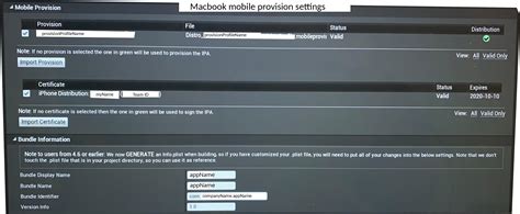 Package Unreal Engine Code Signing Error No Signing Certificate Ios