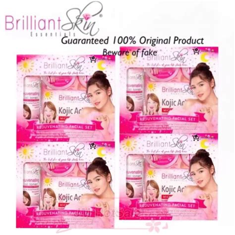 4set New Pack 100 Original Brilliant Skin Rejuvenating Set Beware Of