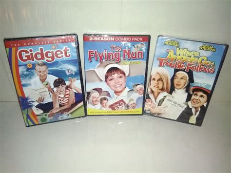 Sally Field Gidget And Flying Nun Series Dvd Set Comedy Tv Collection New Includes Where