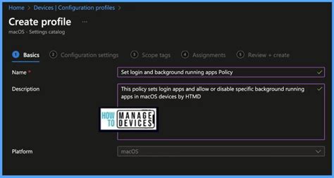 manage macos login background app experience using intune htmd blog