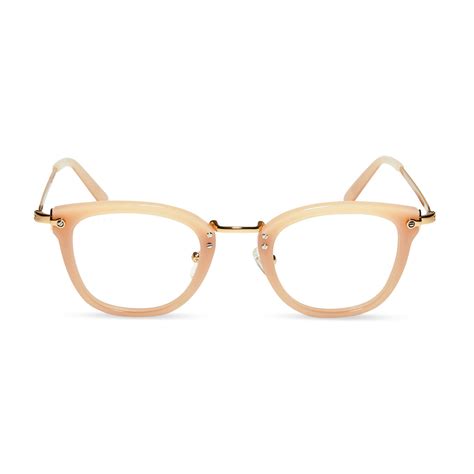 Rue Square Glasses Faded Citrus Diff Eyewear