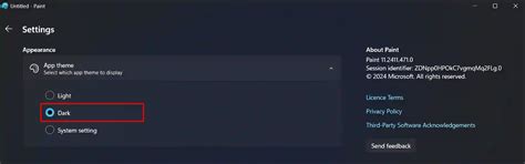How To Enable Disable Dark Mode In Microsoft Paint Windows 11