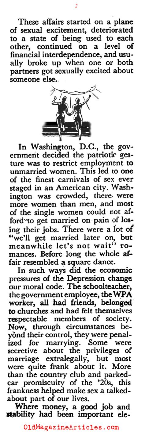 SEX S SEX AND POVERTY OLD FASHIONED SEX S SEXUAL MANNERS VINTAGE SEX ED SEX DEPRESSION