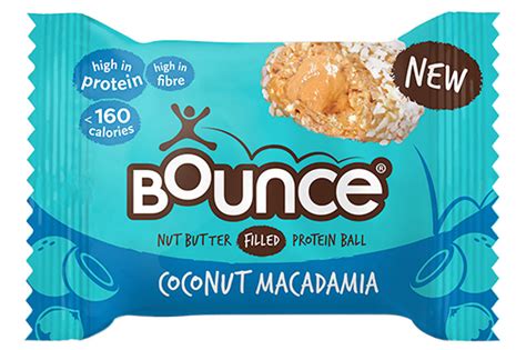 Coconut Macadamia Protein Ball 35g Bounce Snack Foods Healthy Supplies