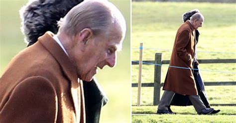 Pictured Prince Philip Spotted With Mystery Cut Ear During Walkabout