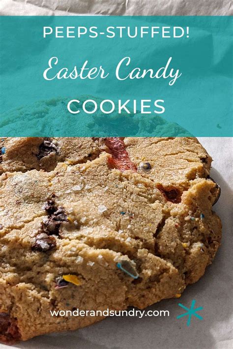 Easter Candy Cookies The Peeps Stuffed Version Wonder And Sundry