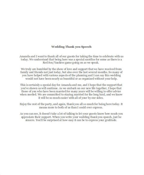 34 Thank You Speech Examples