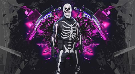 Download Epic Fortnite Skeleton Wallpaper