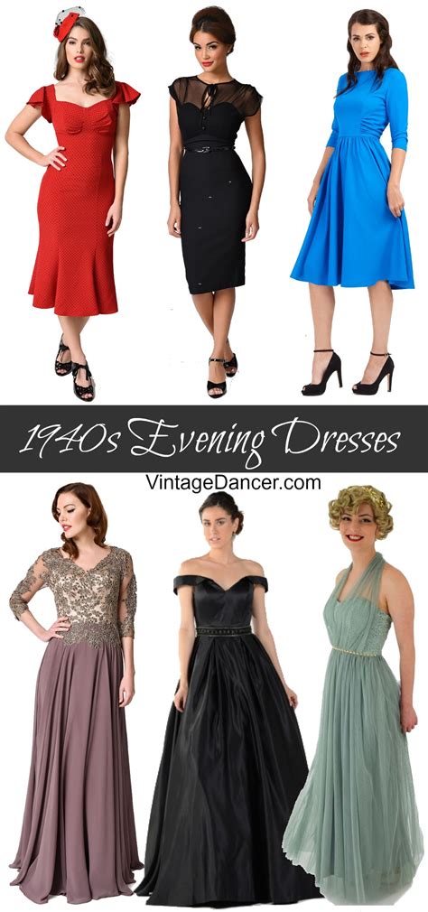 1940s Style Prom Dresses Formal Dresses Evening Gowns