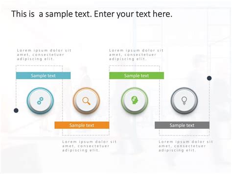 4 Steps Process Flow PowerPoint Template