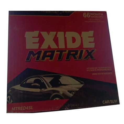 Exide MTRED L Matrix Car Battery At Rs Exide Car Battery In Jodhpur ID