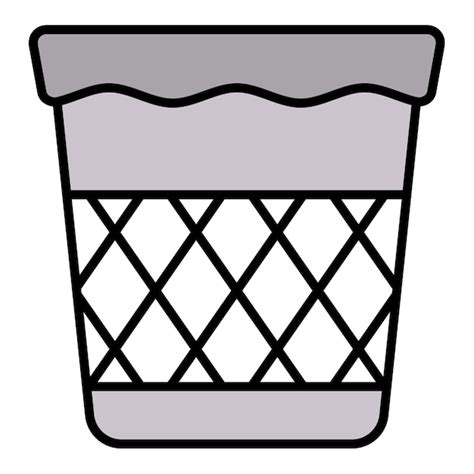 Icono De La Basura Vector Premium