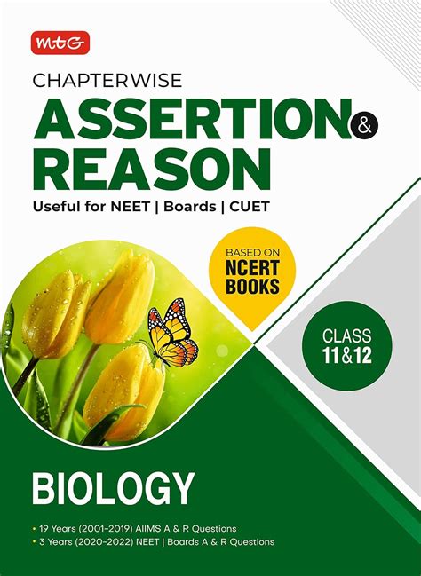 Mtg Chapterwise Assertion And Reason For Neet Cuet And Boards Exam