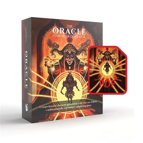 The Oracle Character Generator Bundle Nord Games