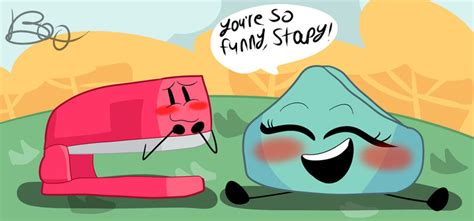 [battle For Bfdi] Stapy And Foldy By Theoloves On Deviantart