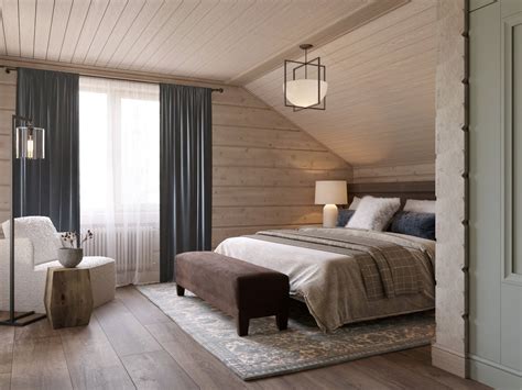 Мансарда из бруса 37 фото