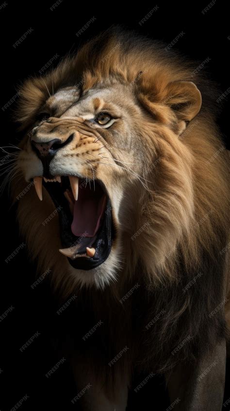Lion Roaring Photos