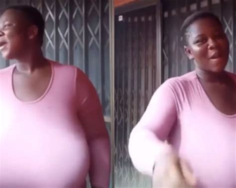 Meet The Lady With The Biggest Bre St In Ghana