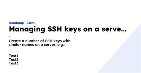 Managing Ssh Keys On A Server Ploi Roadmap