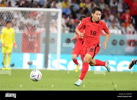 Lee Kang In Of South Korea During The Fifa World Cup 2022 Group H