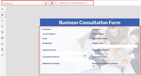 power apps crud operations business consultation app [download