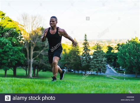 Man Running Up Hill Stock Photos Man Running Up Hill Stock Images Alamy
