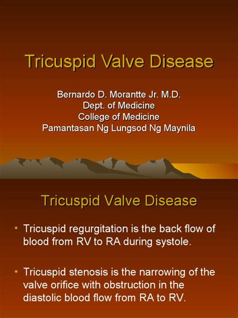 Tricuspid Valve Disease Heart Cardiovascular System