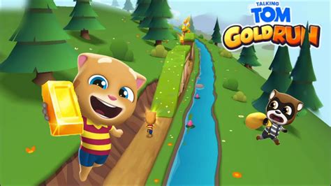 Talking Tom Gold Run Gingers Forest Fun Youtube