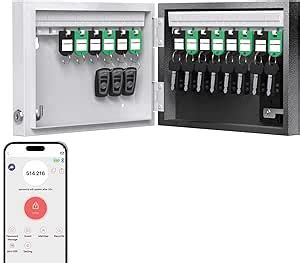 Amazon WeHere 16 Key Lock Box Smart Wall Mount Key Cabinet With
