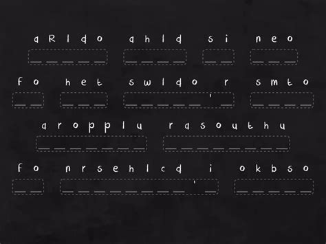 Proofreading Sentences Anagram