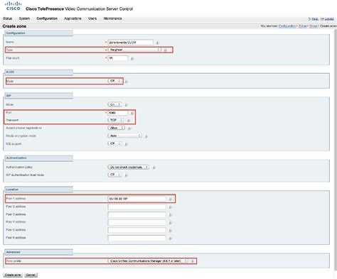 cisco cucm sip trunk configuration example
