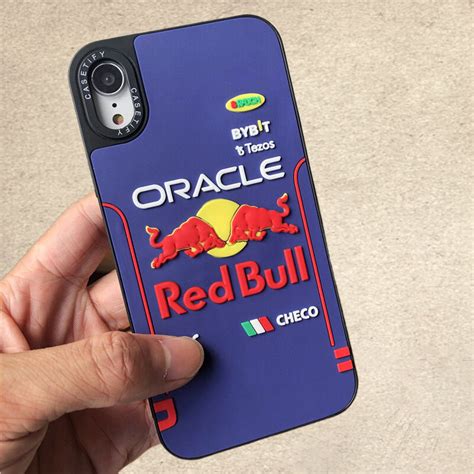 3d Silicon Oracle Racing Red Bull Cartoon Phone Casing For Iphone 16 15