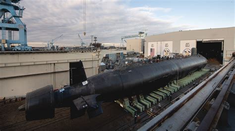 Hii Launches Virginia Class Submarine Massachusetts Ssn 798 At