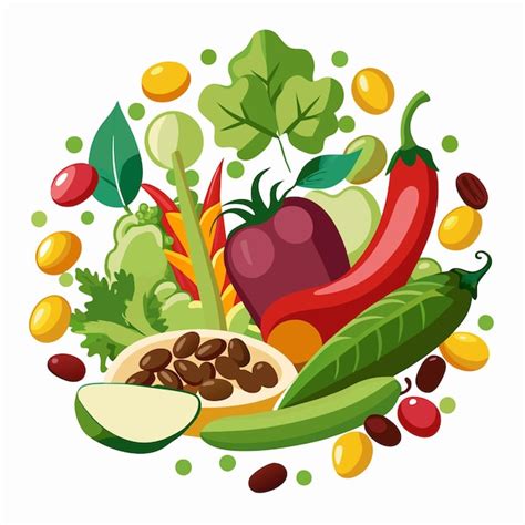 Cluster Beans Vector Premium Ai Generated Vector