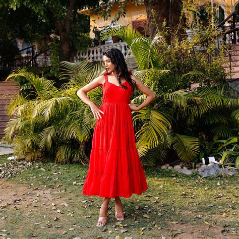 Hermione Red Maxi Dress Nounclub