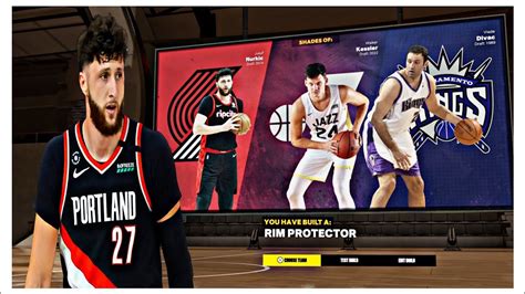 THIS 7 3 RIM PROTECTOR BUILD NBA 2K23 NEXT GEN HAS 99 BLOCK 3PT