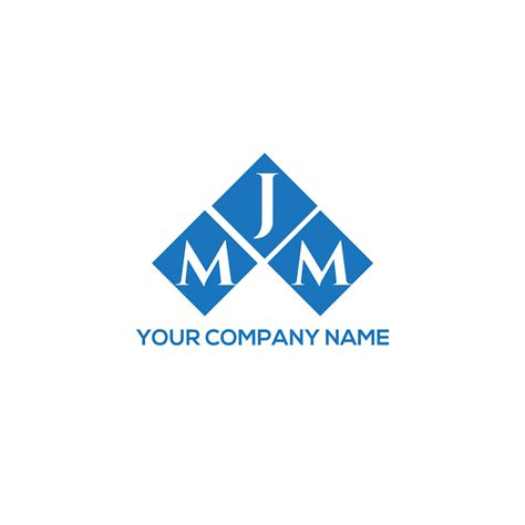 Mjm Letter Logo Design On White Background Mjm Creative Initials