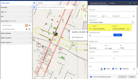 Validate Subscriber Address Visp