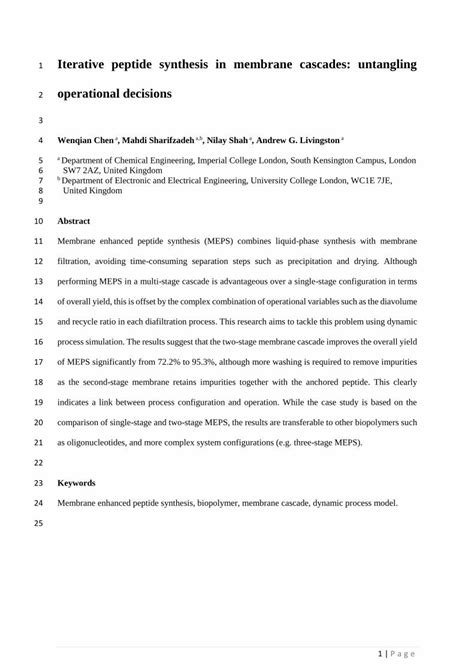Pdf Iterative Peptide Synthesis In Membrane Cascades Dokumen Tips