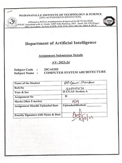 Csa Assignment 2 Pdf