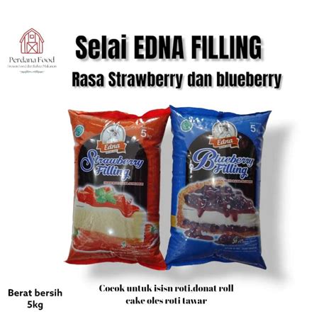 Jual Selai Jelly Edna Filling Premium 1kg Shopee Indonesia