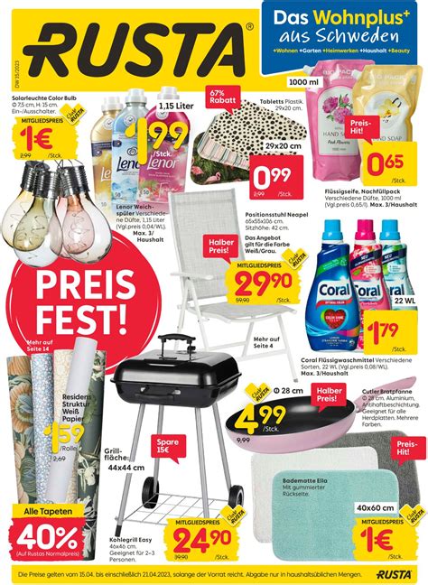 Rusta Prospekt 15 04 21 04 2023 Rabato