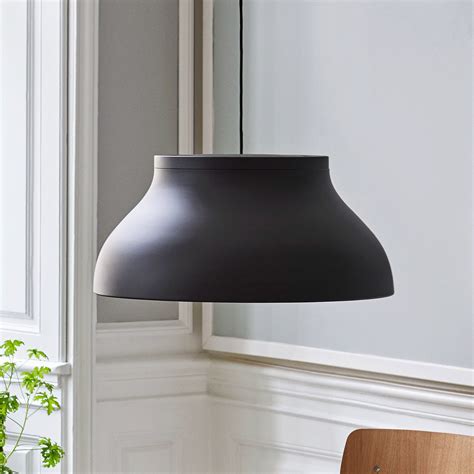 Hay Pc L Pendant Light With A Diffuser Black Uk